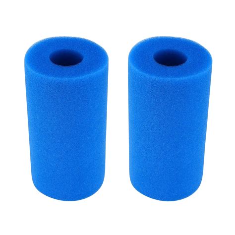 8pcs Blue Sponge Foam Cartridge For Pool Filterwashable And Reusable