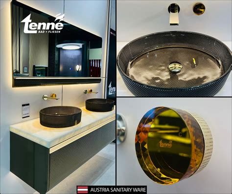 Tenne Гэрэлтдэг чулуун тавцантай шүүгээтэй угаалтуур бэлэн