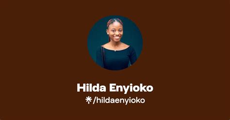 Hilda Enyioko Twitter Instagram Linktree