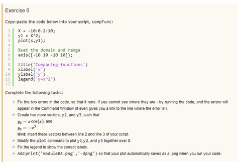 Solved Exercise 6 Copy Paste The Code Below Into Your