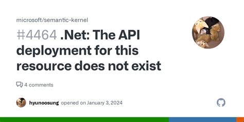 Net The Api Deployment For This Resource Does Not Exist · Issue 4464