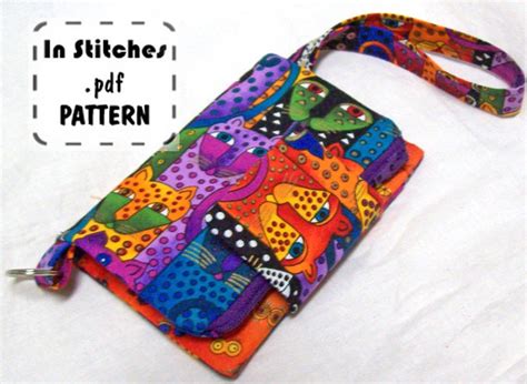 Small Wallet Wristlet Pdf Pattern Diy Clutch Instructions Etsy
