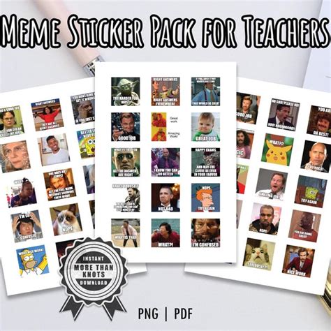 Reaction Stickers Etsy