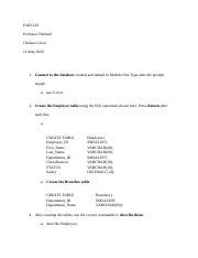DAD 220 2 4 Lab Updating Tables Docx DAD 220 Professor Nieland Chelsea Colon 12 May 2020 1