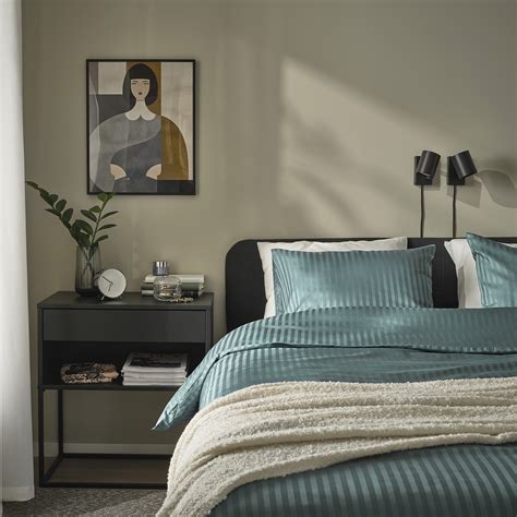 Nattjasmin Duvet Cover And Pillowcase Blue Green 150x200 50x80 Cm