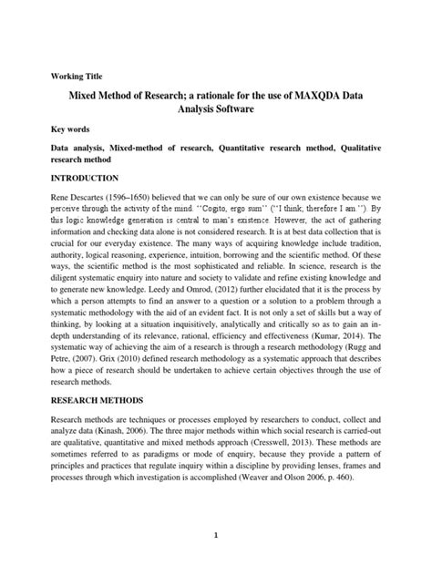 Maxqda Pdf Methodology Quantitative Research