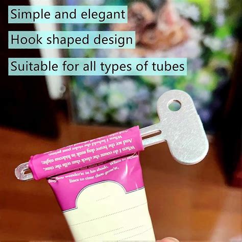 Toothpaste Squeezer 4 Pcs Metal Manual Toothpaste Squeezer Roller