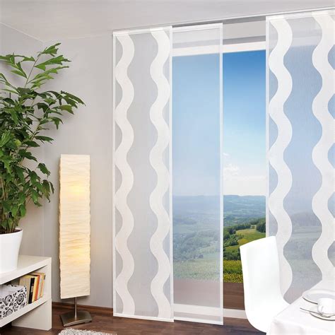 Amazonde Flächenvorhang Schiebevorhang Breite 60 Cm Höhe 245 Cm Natur
