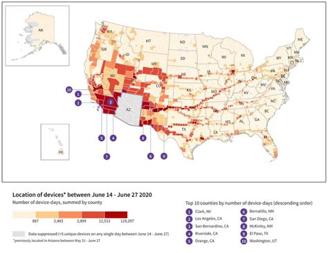 Dispersion Of Anonymized Mobile Device Locations Previously Located In Download Scientific