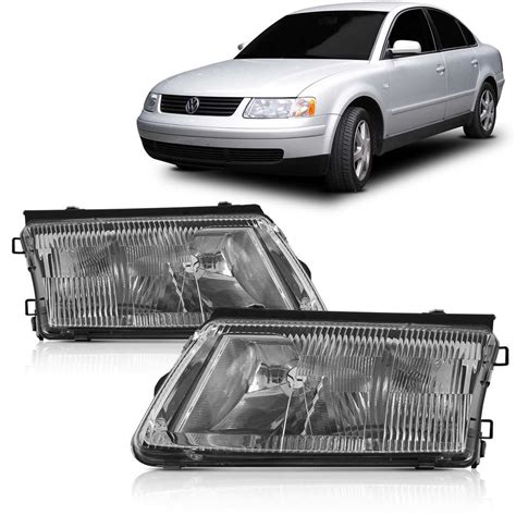 Farol Passat 97 98 99 2000 Foco Duplo Cromado Em Promoção Ofertas Na