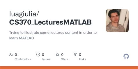 Github Luagiuliacs370lecturesmatlab Trying To Illustrate Some Lectures Content In Order To