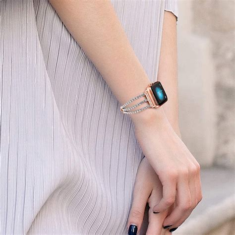 قیمت و خرید بند درمه مدل Jewel مناسب برای اپل واچ 424445 میلی متری