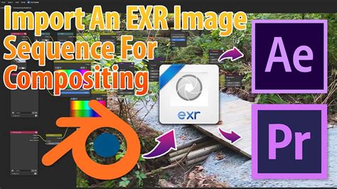 Importing EXR Image Sequence From Blender 3 To Premiere Pro Or After