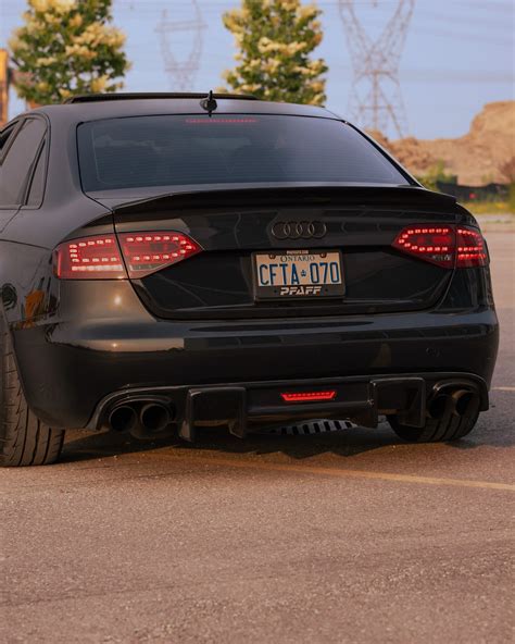 Audi A4 S4 B8 B8 5 Aggressive Rear Diffuser Foreign Saint