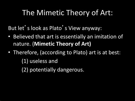 Ppt Exploring Platos Mimetic Theory Of Art Powerpoint Presentation