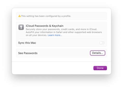 Stop Icloud Keychain With A Profile
