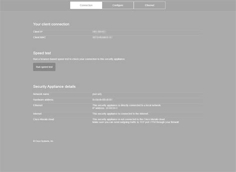 Using The Cisco Meraki Device Local Status Page Cisco Meraki