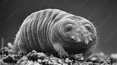 An Electron Microscope Image Of A Tardigrades Extremophiles