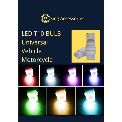 Led T10 Bulb Led Lmap Small Light Lamp Purdua Proton Toyota Honda Alxa Myvi Bezza Vios