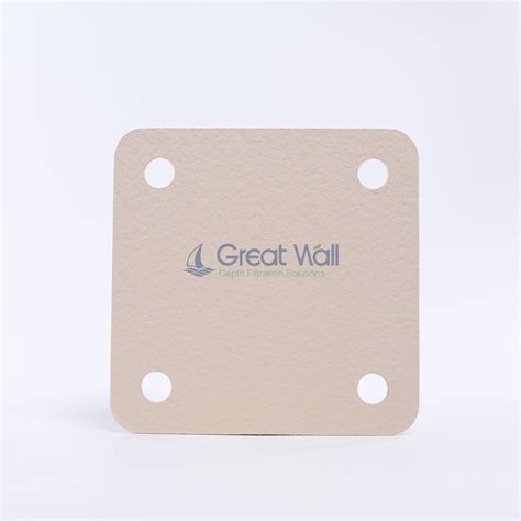 Paraffin Plate Filter Sheets Silicone Filter Sheets Filter Sheet And