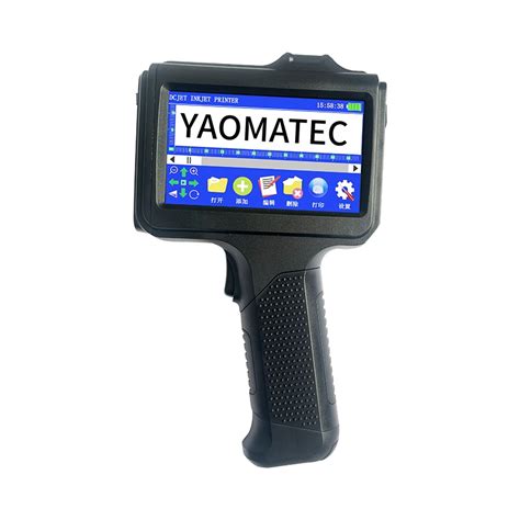 yaomatec 12 7mm multilingual handheld inkjet printer logo date number