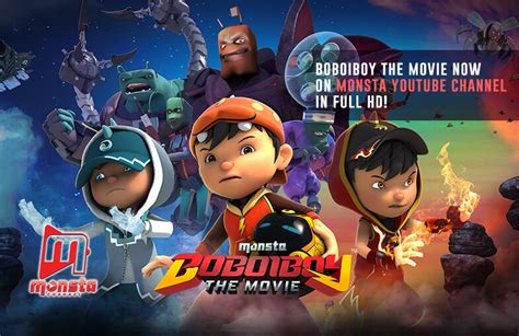 Watch BoBoiBoy The Movie on Monsta YouTube Channel in Full HD – Monsta News