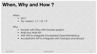 Golang Skills Pre Session PPT