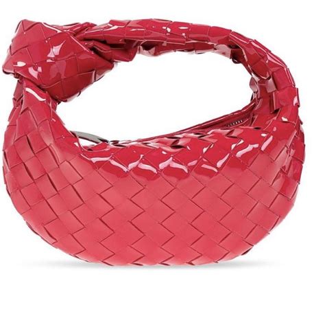 Bottega Venetta Red Shoulder Bag Red Shoulder Bags Bottega Venetta Bags