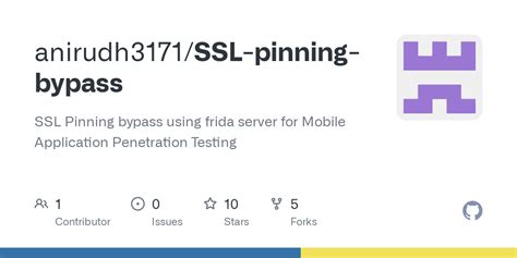 Github Anirudh3171ssl Pinning Bypass Ssl Pinning Bypass Using Frida