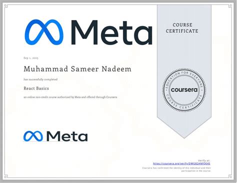 Muhammad Sameer Nadeem On Linkedin Im Happy To Share That Ive Obtained A New Certification