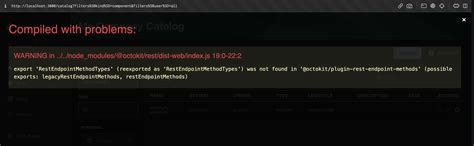 🐛 Bug Report Export Restendpointmethodtypes Was Not Found In Octokitplugin Rest Endpoint