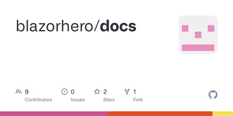 GitHub Blazorhero Docs