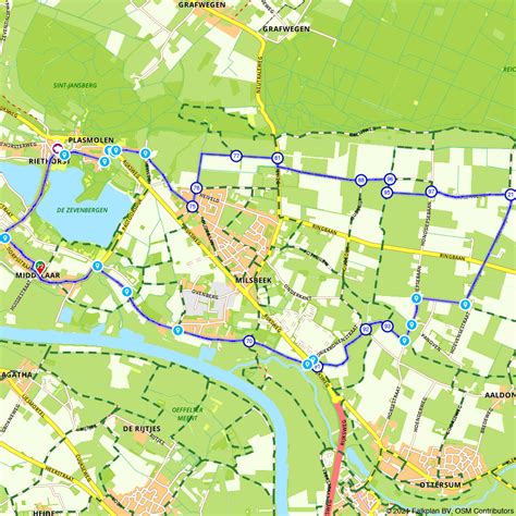 Rondje Mook En Middelaar Mook En Middelaar Wandelroute Route Nl