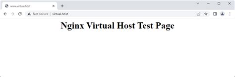 Fedora 38 Nginx Configure Virtual Hostings Server World