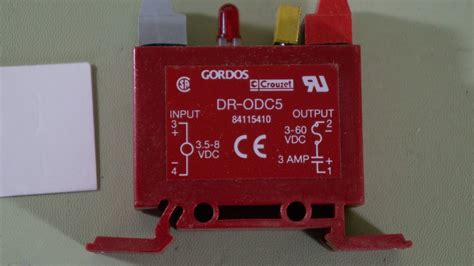 gordos crouzet dr odc5 dc output module 3 5 8vdc input 3 60vdc 3a