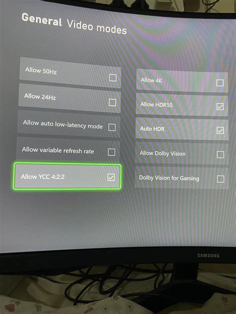 Vrr Not Available Why Samsung G5 Monitor R Xboxseriess