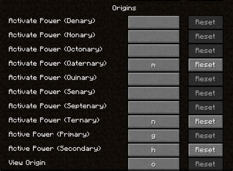 Origins Extra Keybinds Minecraft Mods Curseforge
