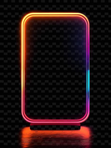 Retro Futuristic Signboard With A Rounded Board Shape Retro Y2k Shape