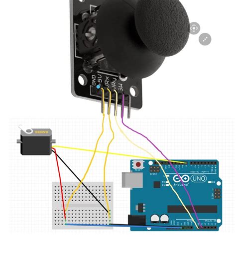 Using joystick to control a micro servo | Arduino Project Hub