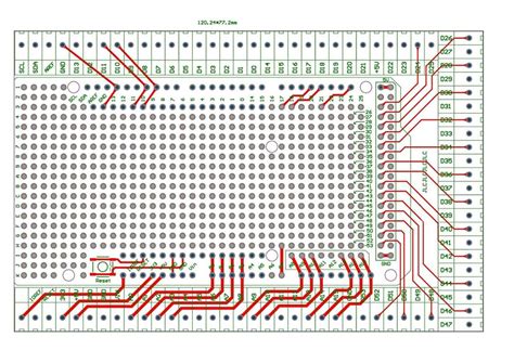Shield Bornera Arduino Mega 2560