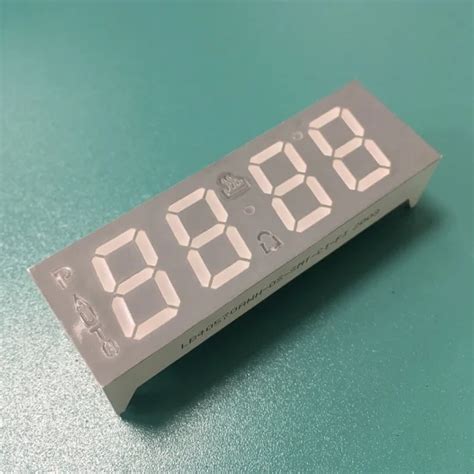 pure white 7 segment led display 4 digit common anode for built in oven