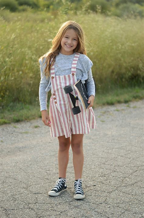 Julia Girls Shorts And Dress Jumper Violette Field Threads