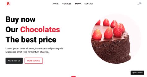 Landing Page Styled Components Codesandbox