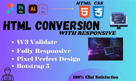do figma psd pdf to html css by adnan zone fiverr