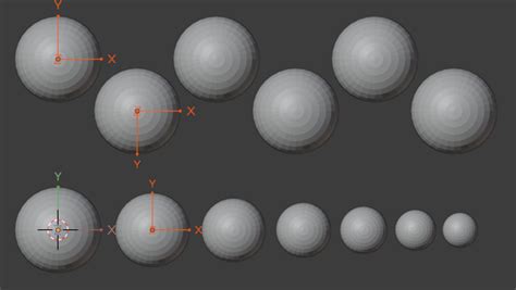 Modifiers Trying To Use Array With Mesh Going From Big To Small