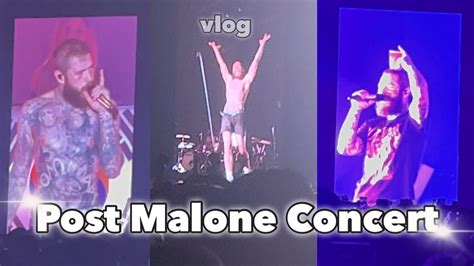 Vlog⚡️포스트말론 첫 내한 콘서트 다녀왔어요🎤레전드떼창 스탠딩f열 하이라이트 세로브이로그 Youtube