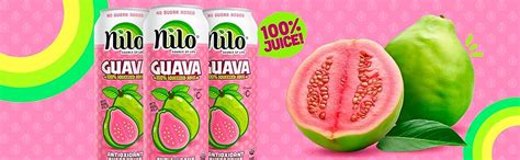 Nilo Guava Juice 100 Squeezed Guayaba Pink Guava No Sugar Added Not From