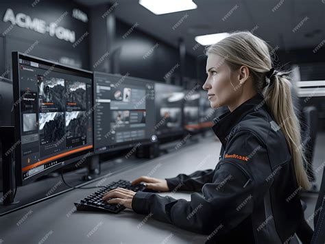 Premium Photo Computer Hacker Modern Trader Male Trader It Professional