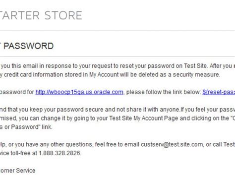 Reset Password Email Template Forgot Your Password Email Template