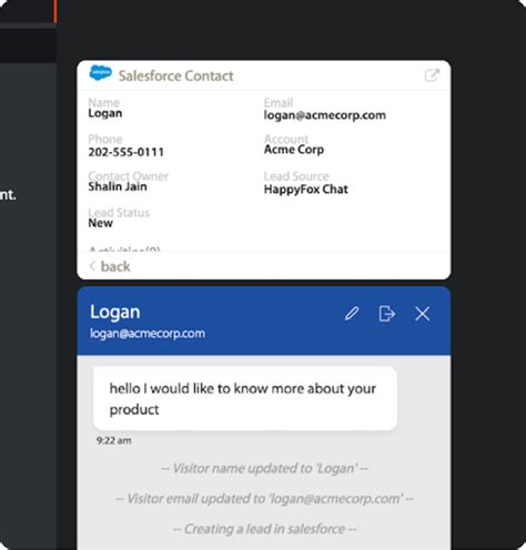 Salesforce Live Chat Integration Happyfox Live Chat Software